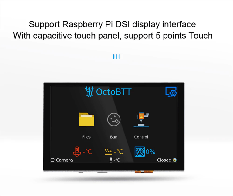 BIGTREETECH PI TFT50 V1.0 TFT-display til Raspberry pi - Techbitshop