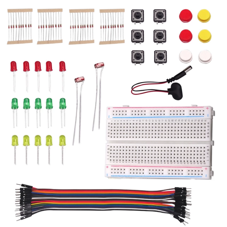 Starter kit for arduino uno r3 Breadboard LED button - Techbitshop